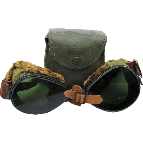 U.S. G.I. WWII 10th Division Mountain Ski Goggles - Coleman's Military ...