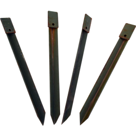 U.S. G.I. Heavy Duty Steel Stakes, 4 Pack | Colemans