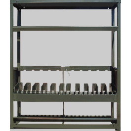 Military Rifle Rack for M16 Rifles - US GI Aluminum Rack