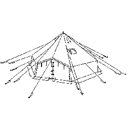 Tent, GP Small, Canvas - Coleman's Military Surplus