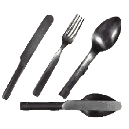 Utensils, Military Mess Kit Utensil Set, 2 Sets - Coleman's Military ...