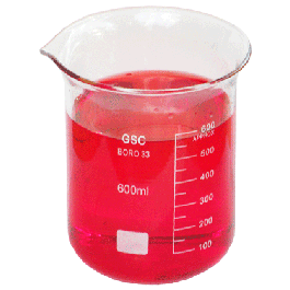 Large Glass Beaker by Boroglass - Coleman's Military Surplus