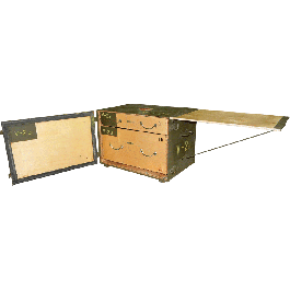 Czech Military Field Desk, 2 drawer - Coleman's Military Surplus
