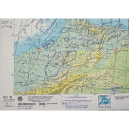 Map, Flight, Jet Navigation, U.S. G.I. - Coleman's Military Surplus