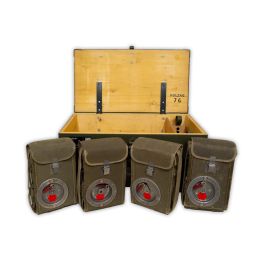 Vintage Swiss Army EN50-A Field Telephone